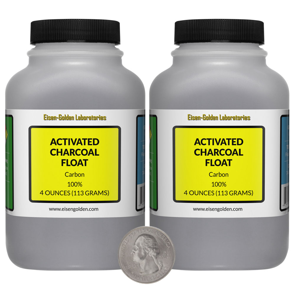 Activated Charcoal 8 Ounces 2 Bottles