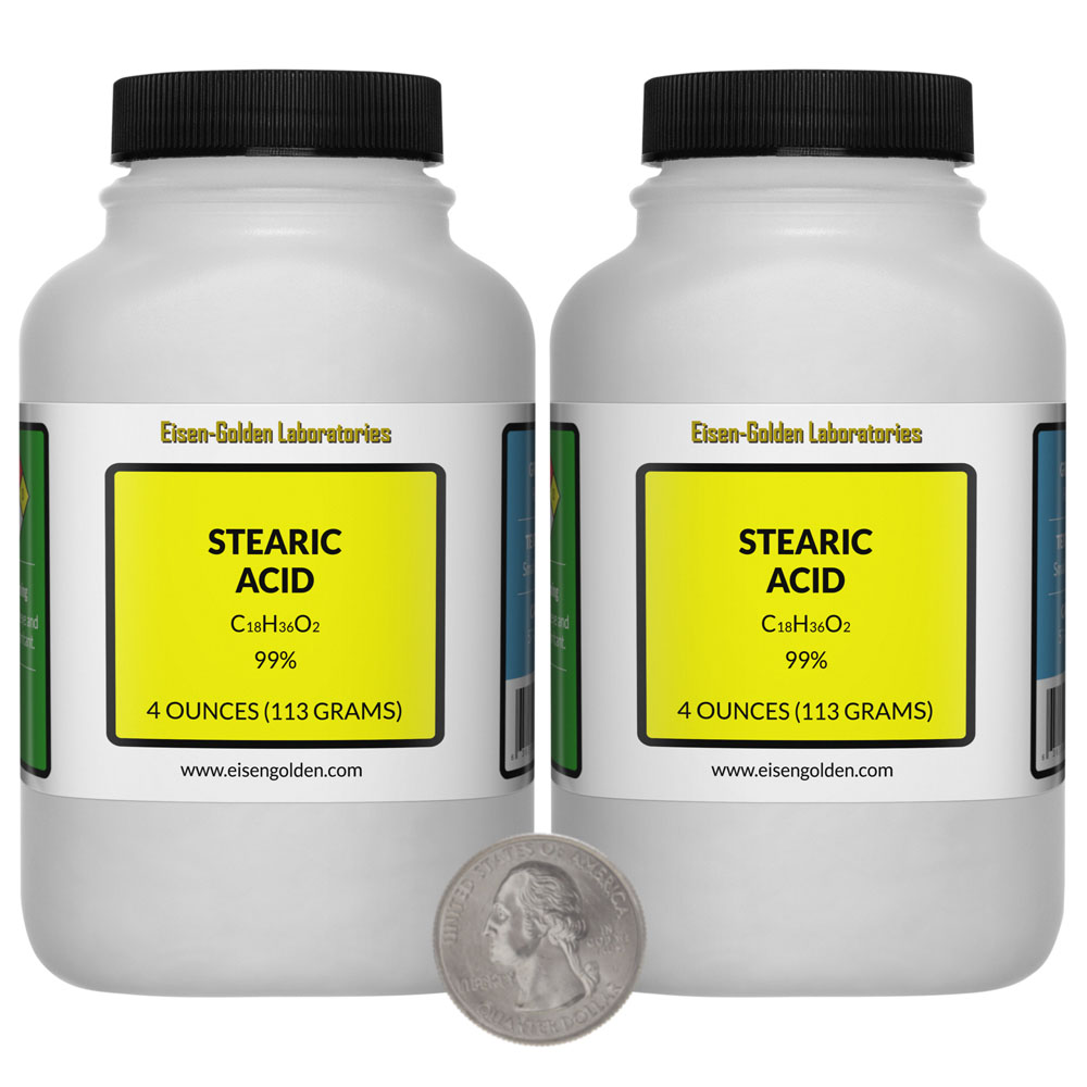 Stearic Acid 8 Ounces 2 Bottles